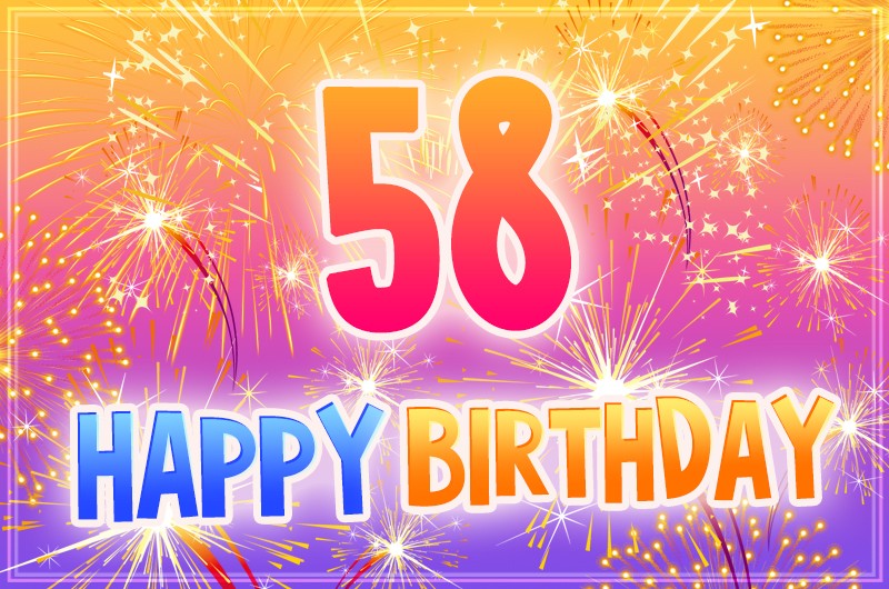 Happy 58th Birthday Images